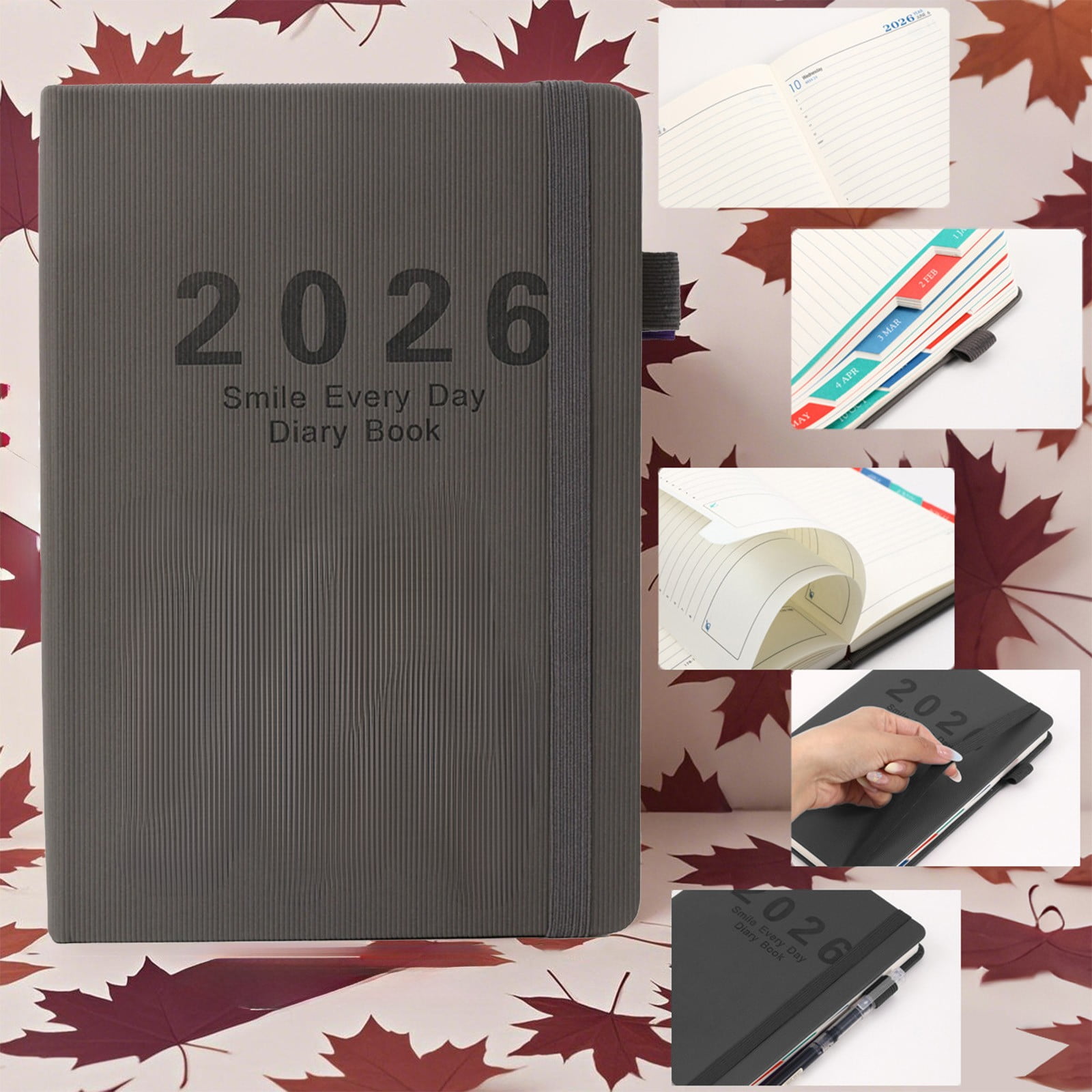 BiFandian 2026 Daily Planner Notebook, A5 Size Schedule Notebook ...