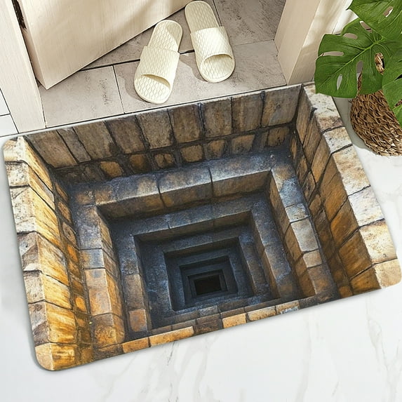 BiFandian 3D Optical Illusion Rug, Colorful Vortex Trippy Realistic ...