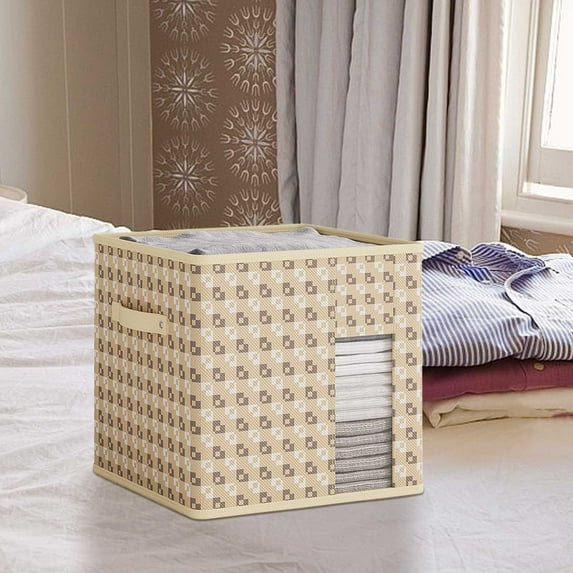 BiFandian Fabric Storage Box, Collapsible Drawer Organizer Bin ...