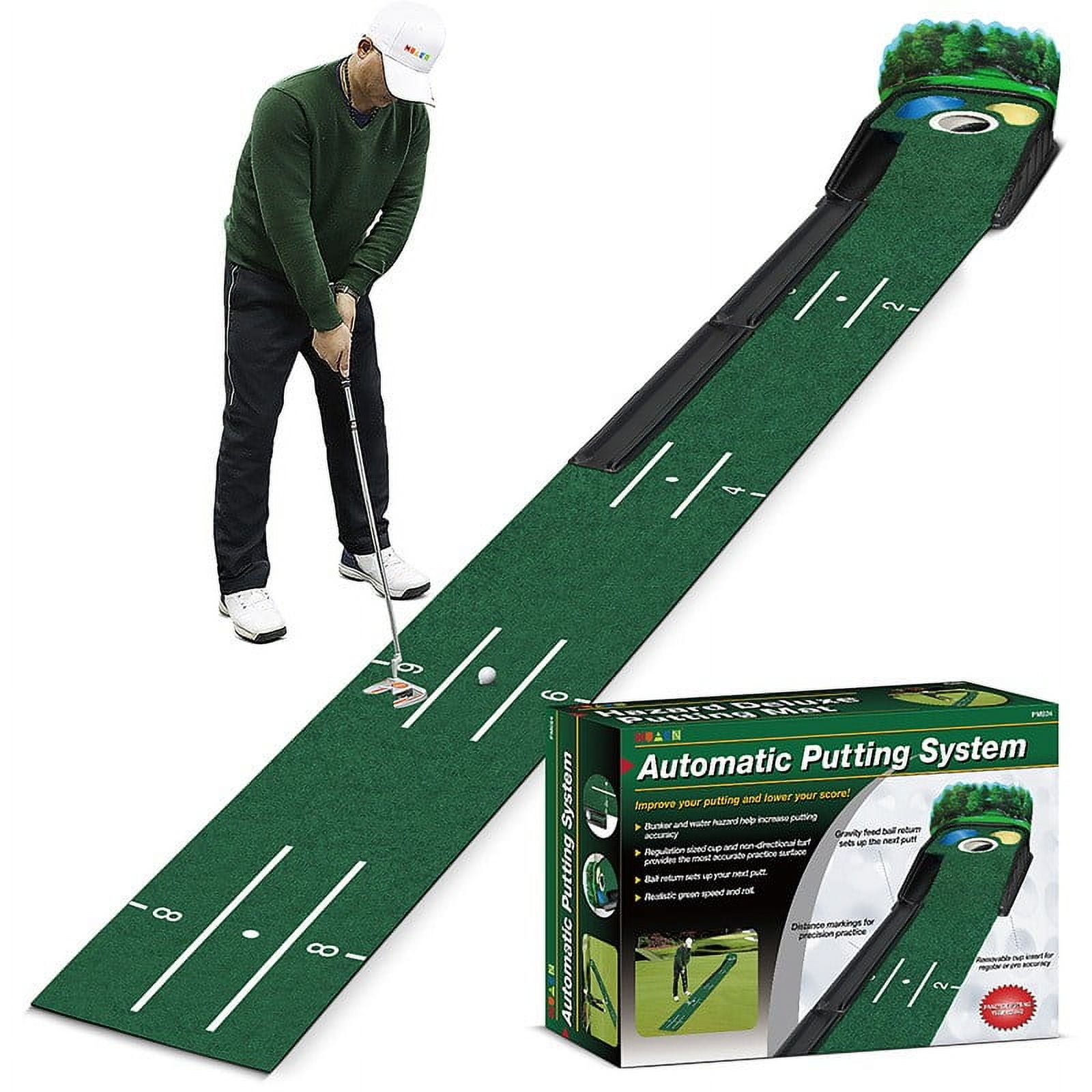 BiFandian Golf Putting Green Indoor, Golf Putting Mat boasts Green ...