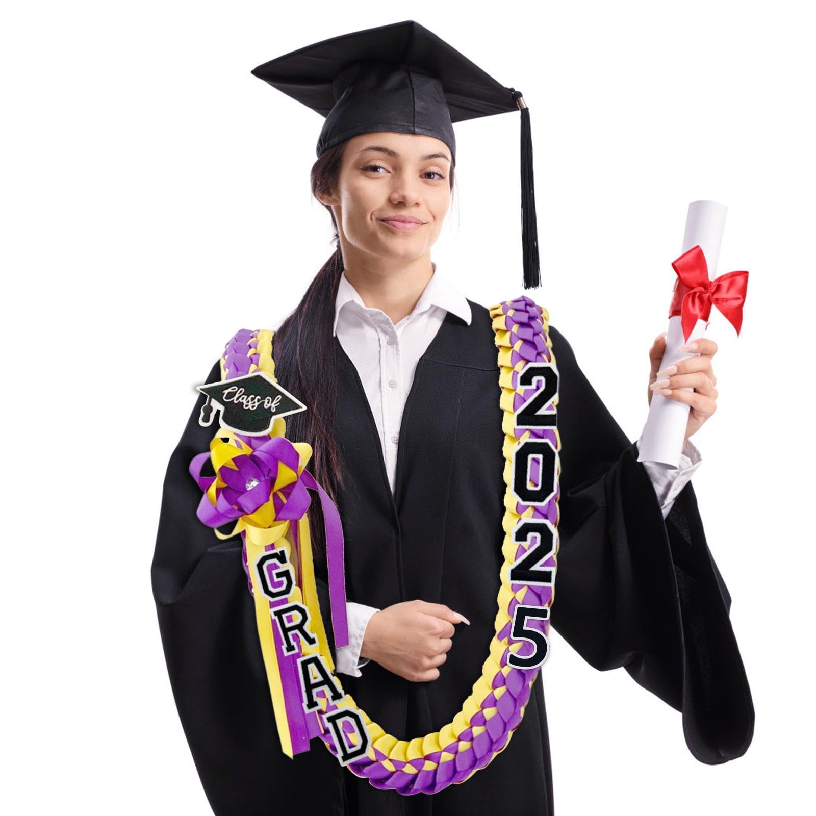 BiFandian Graduation Leis, 2025 Money Ribbon Leis for Graduation, 48 ...