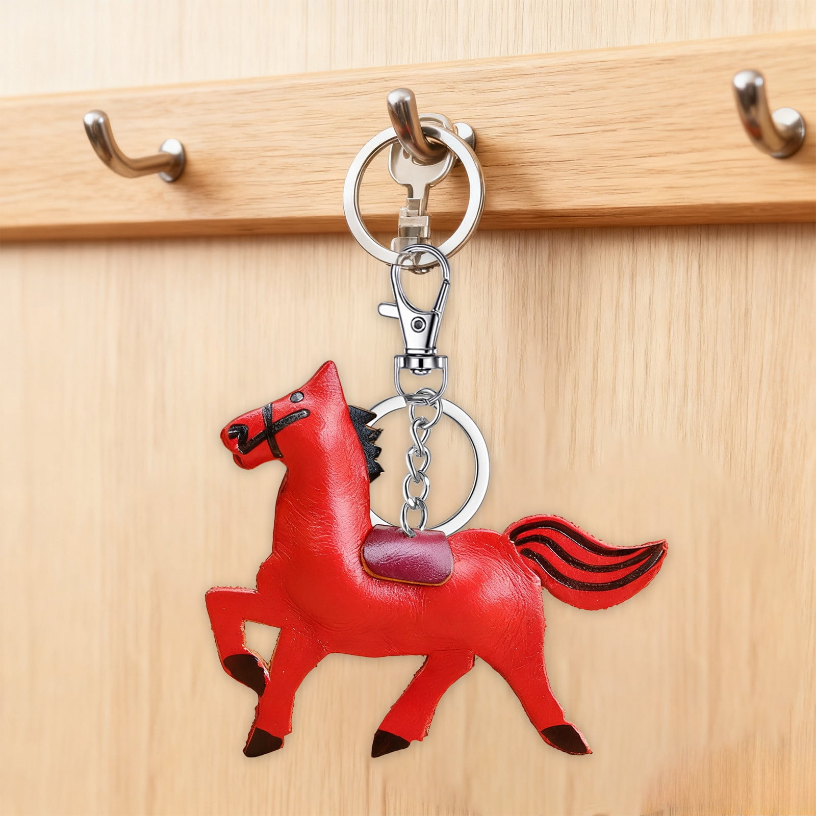 BiFandian Horse Keychain, Mini Horse Shaped Keychain for Decoration ...