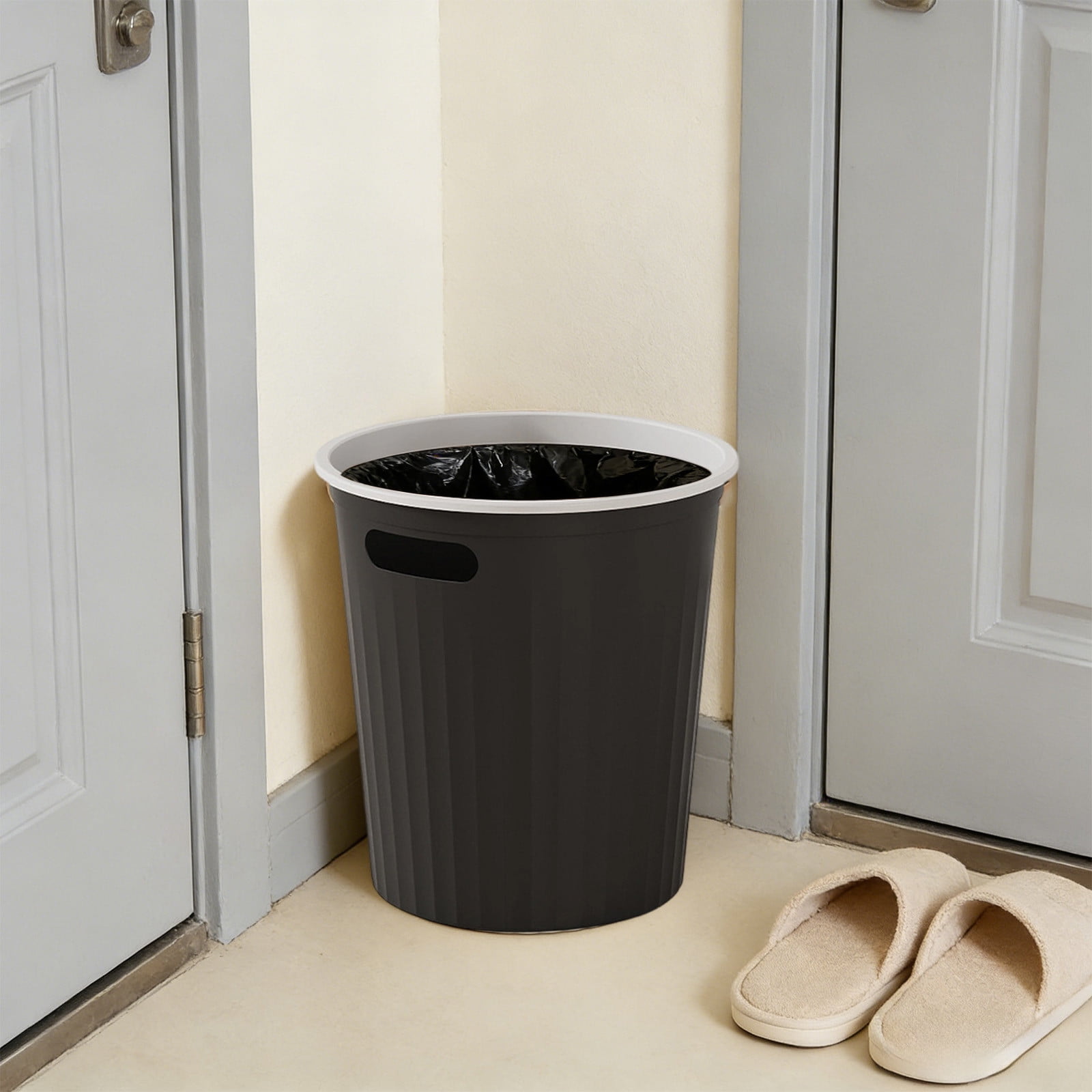 BiFandian Large Capacity Garbage Can, Household Trash Bin for Bathroom ...