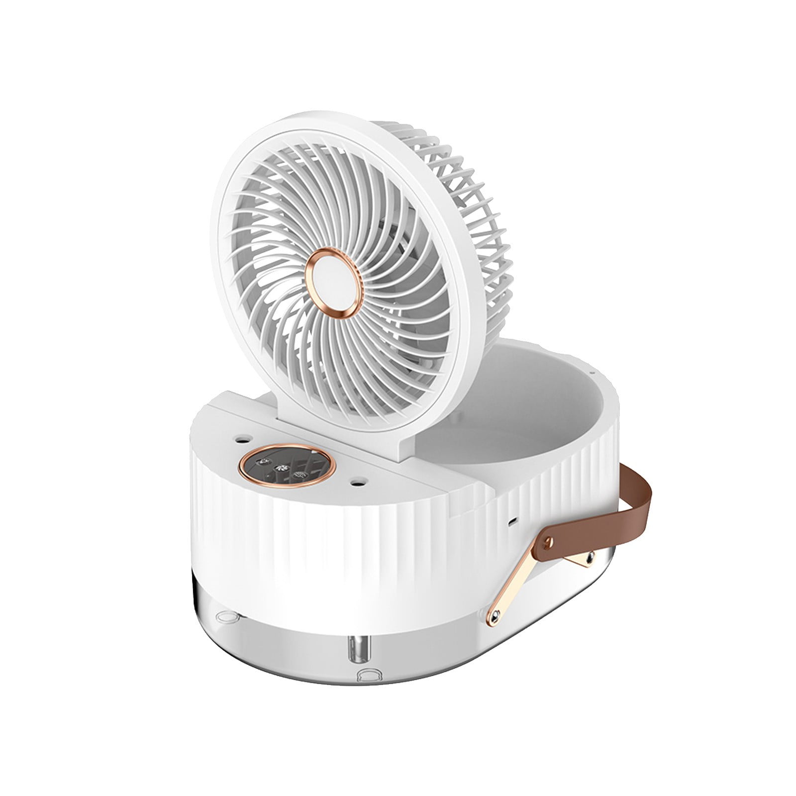 BiFandian Portable Misting Fan, LED Light Camping Tent Fan with Mister ...