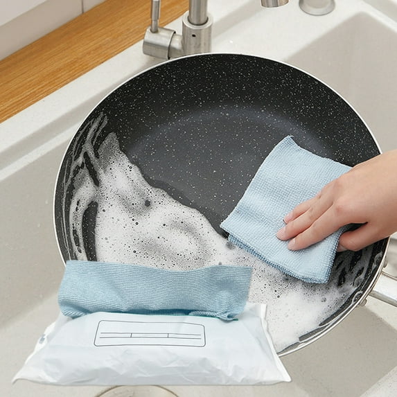 BiFandian Reusable Microfiber Cleaning Cloths, Highly Absorbent Dish ...