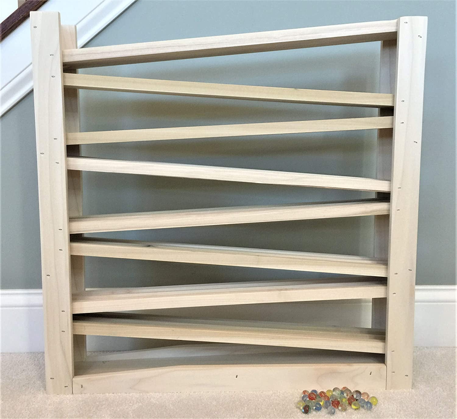 Handmade Amish Wooden Marble Track