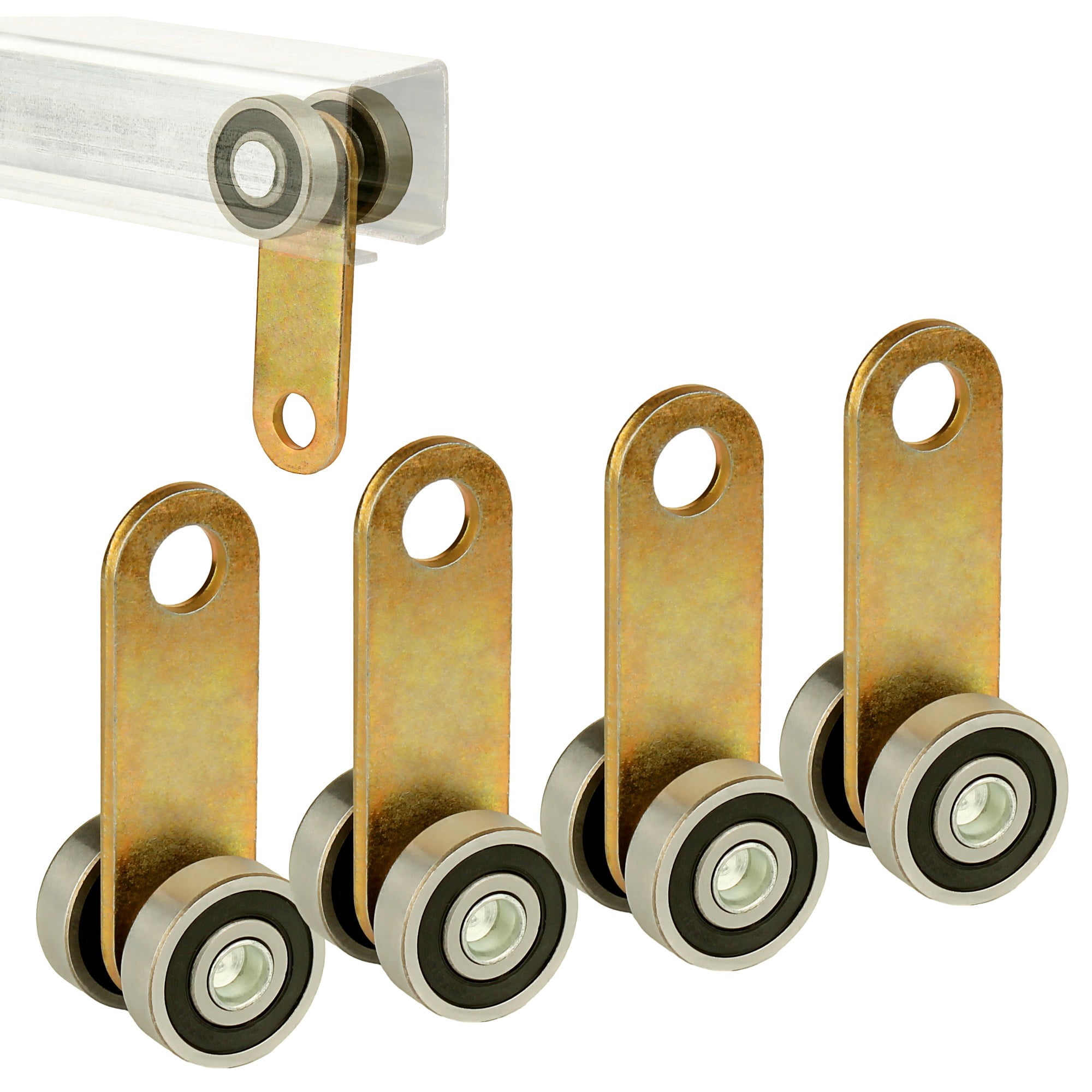 BiJun 2 Wheel Trolley Assembly Roller,Unistrut Trolley Roller two ...