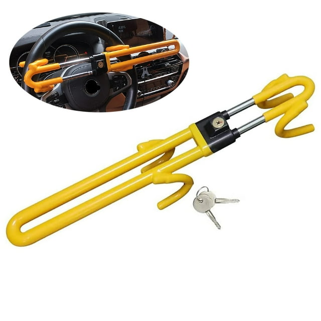 BiJun Auto Steering Wheel Lock, Anti-Theft Security Device, Adjustable ...