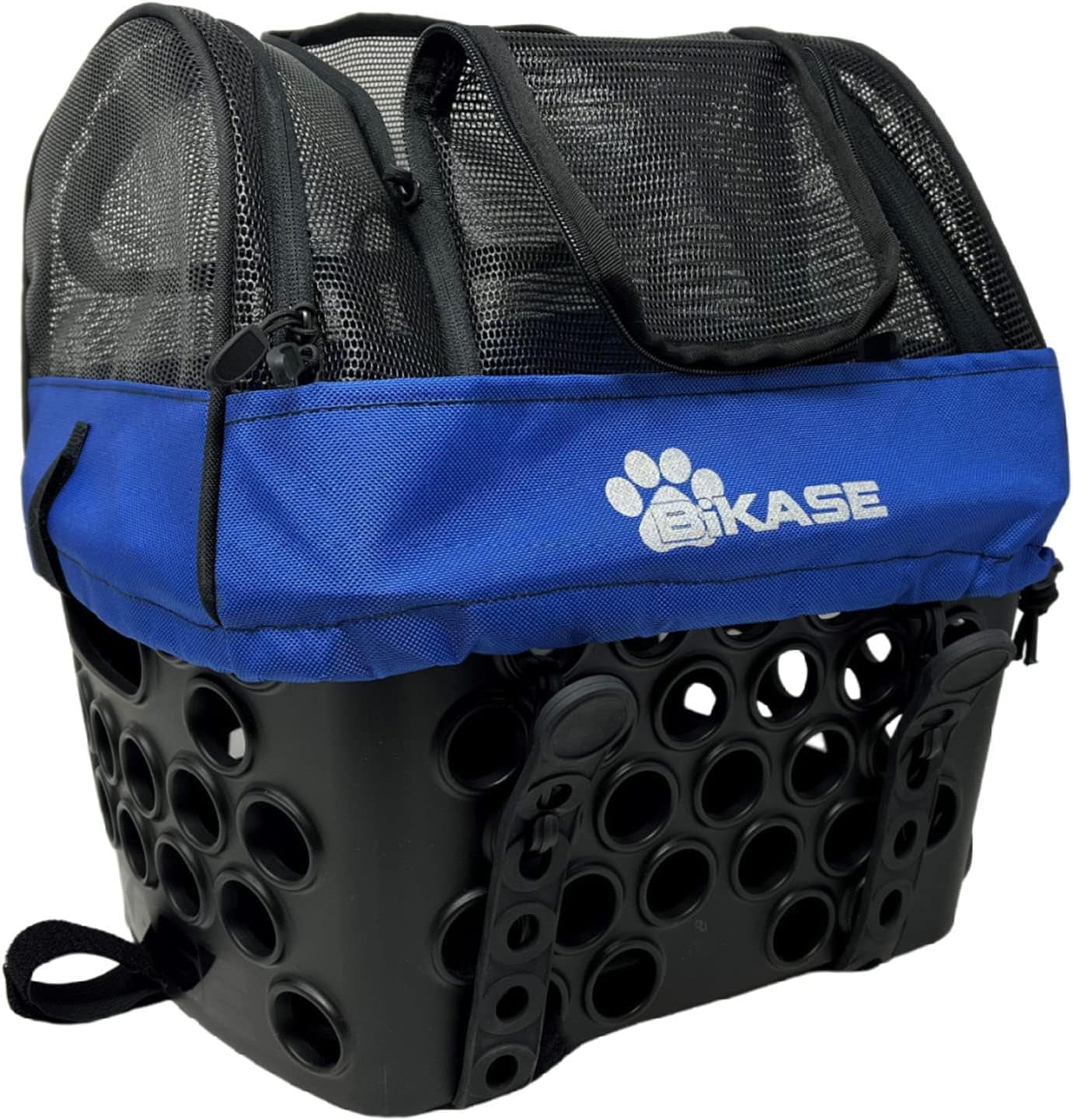 BiKASE Durable Dog Bike Basket & Carrier, Rear Mount Pet Basket for ...