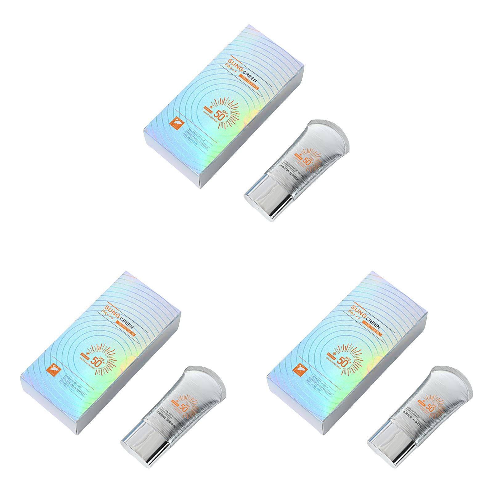 BiUi Sunscreen Lotion Tiny Silver Tube Women's Moisturizing & Non ...