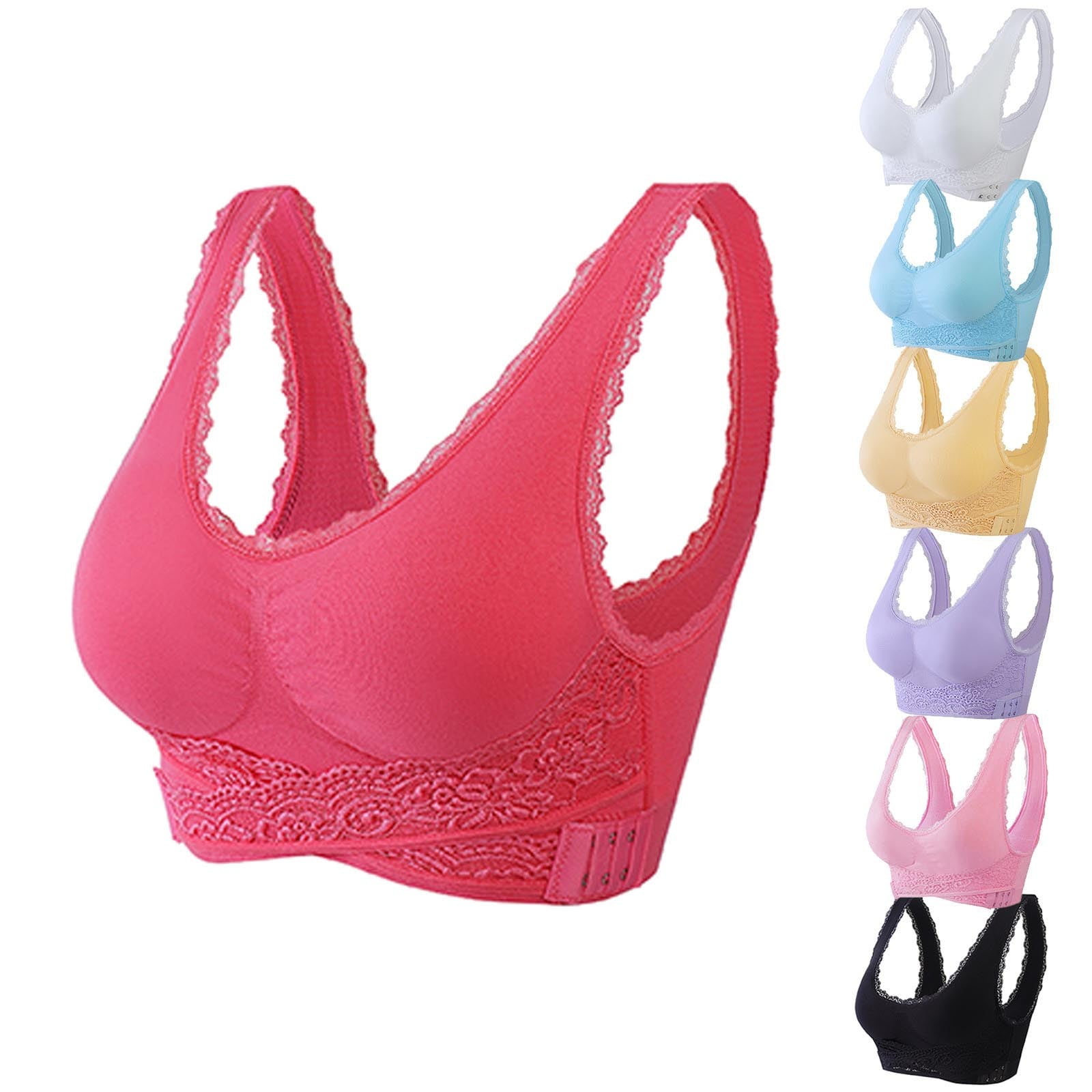 BiZtdJrK Comfortable Bras for Women Wrap Side Closure Full Coverage Bra ...