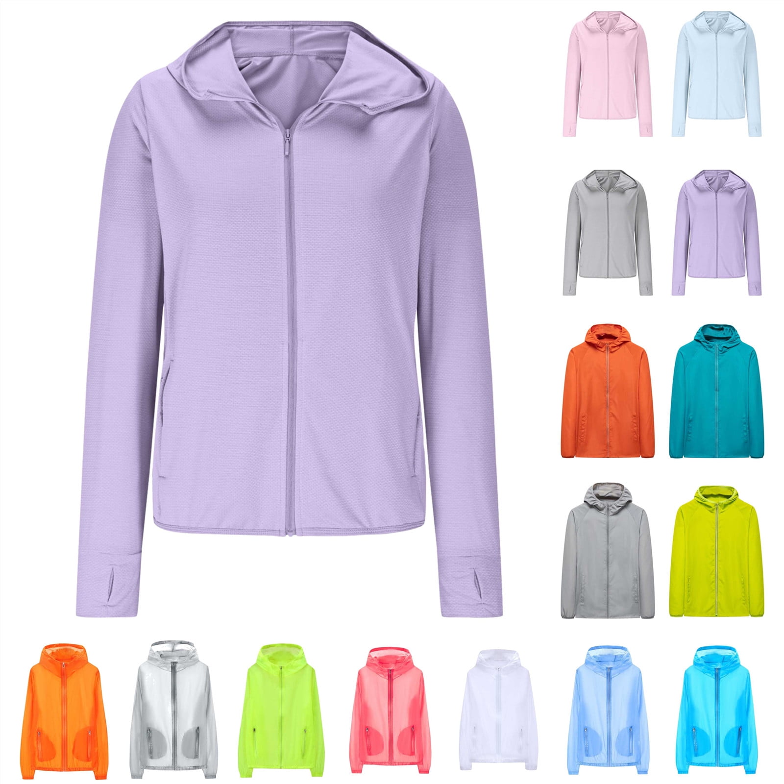 BiZtdJrK Daily Sales of The Day! Woman Sun Protection Hoodie Jacket ...