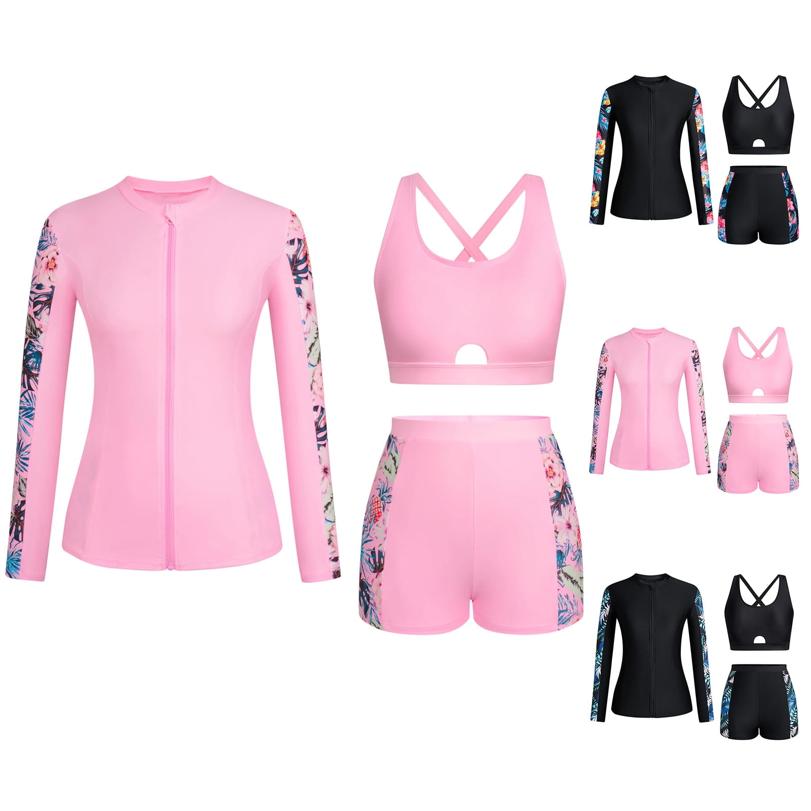 BiZtdJrK Lightning Sale, Womens Quick Dry Surfing Swimwear Rash Guard ...