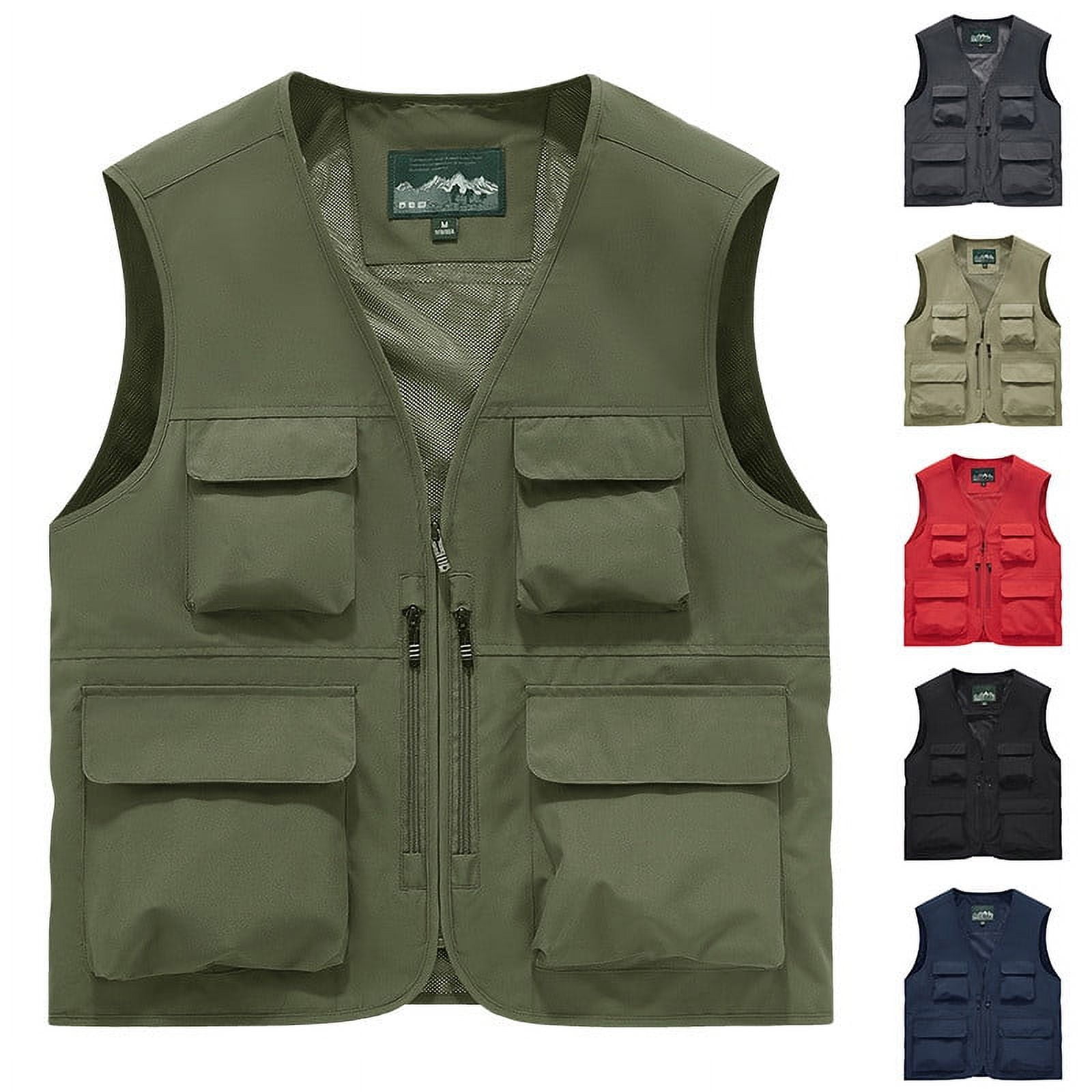 BiZtdJrK Men Big and Tall Solid Vest Loose Fit Lightweight Sleeveless ...