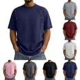 BiZtdJrK Men's Fashion T-Shirt Rivet Design Short Sleeve Crew Neck ...