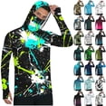 BiZtdJrK Men's Lightweight Fishing Shirt Hooded UPF 50+ UV Protection ...