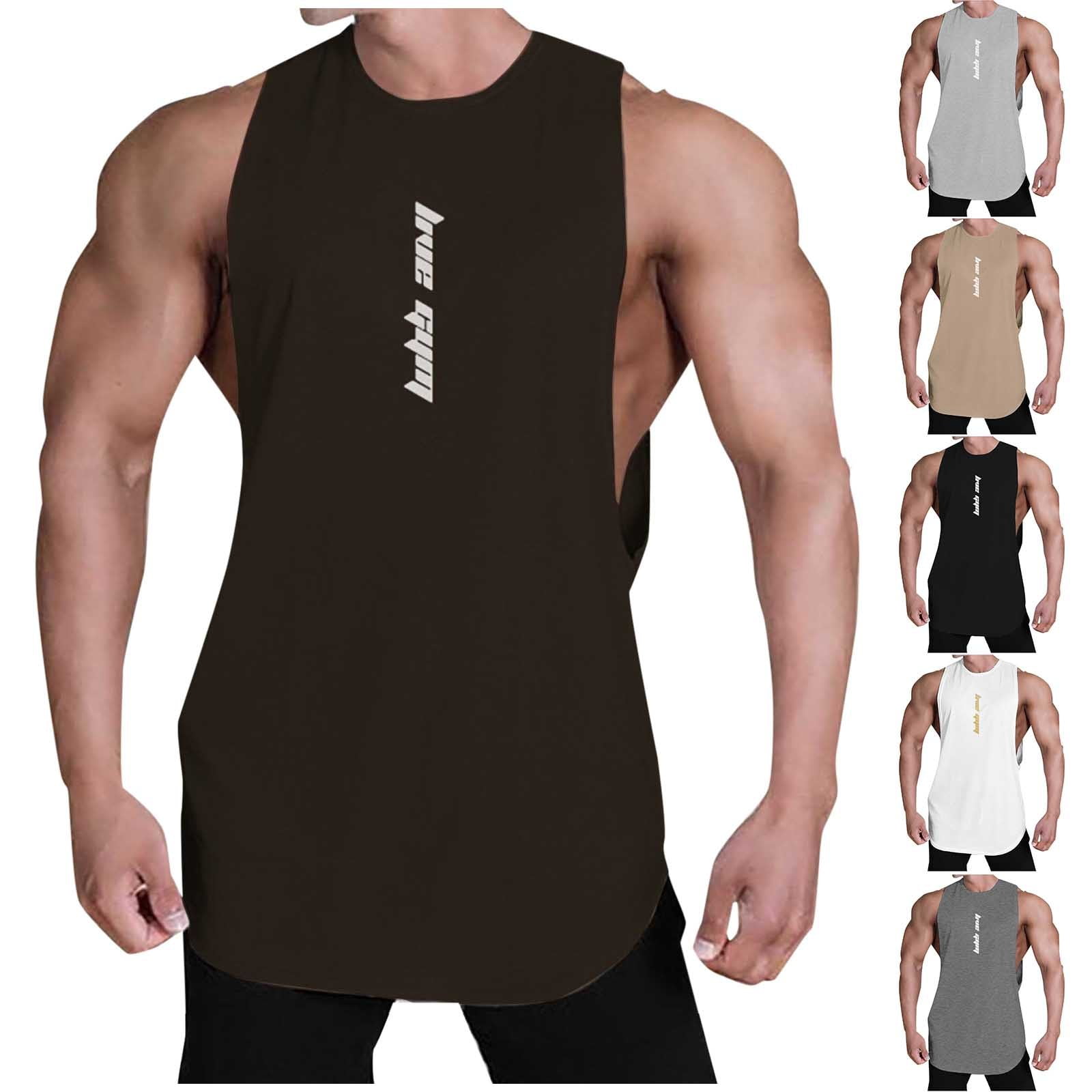 BiZtdJrK Ofertas de Hoy en Liquidación, Men's Workout Sports Tank Tops ...
