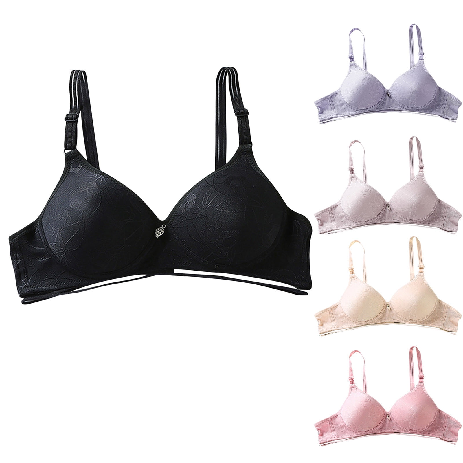BiZtdJrK Push Up Bras for Women Soft Breathbale No Underwire T-Shirt ...