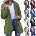 BiZtdJrK Raincoats for Women with Hood Waterproof Lightweight ...