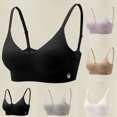 BiZtdJrK Seamless Bras for Women Adjustable Spaghetti Straps Wireless ...