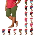 BiZtdJrK Stretch Capri Leggings for Women Summer Oversized Workout Yoga ...