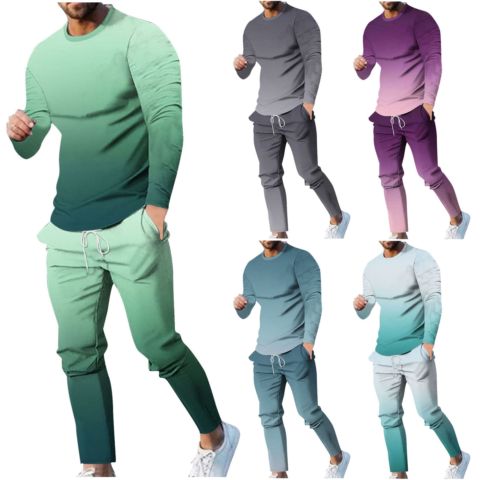BiZtdJrK Two Piece Sets for Men Big and Tall Shirts and Drawstring ...