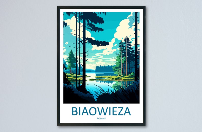Białowieża Travel Print - Poland Wall Art for Nature Lovers - Walmart.com