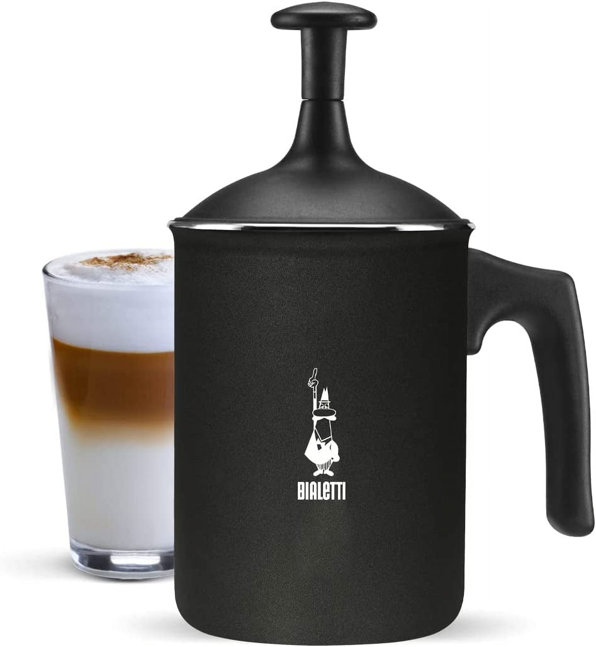 Bialetti 00AGR395 Tutto Crema Milk Frother, (6 Cup), 23 oz, Black ...