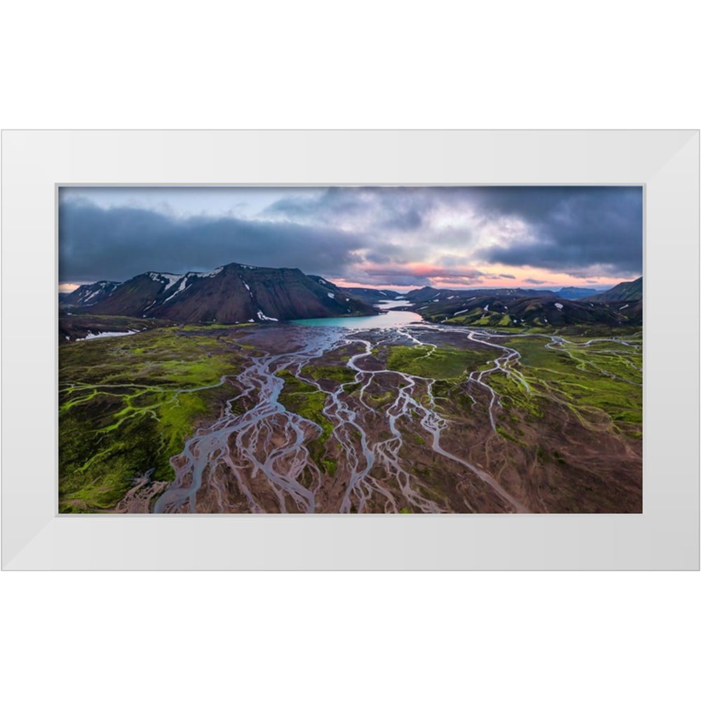 Bian, James 18x12 White Modern Wood Framed Museum Art Print Titled ...