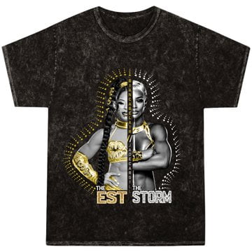 Bianca Belair & Jade Cargill 'The EST & The Storm' Unisex Mineral Wash ...