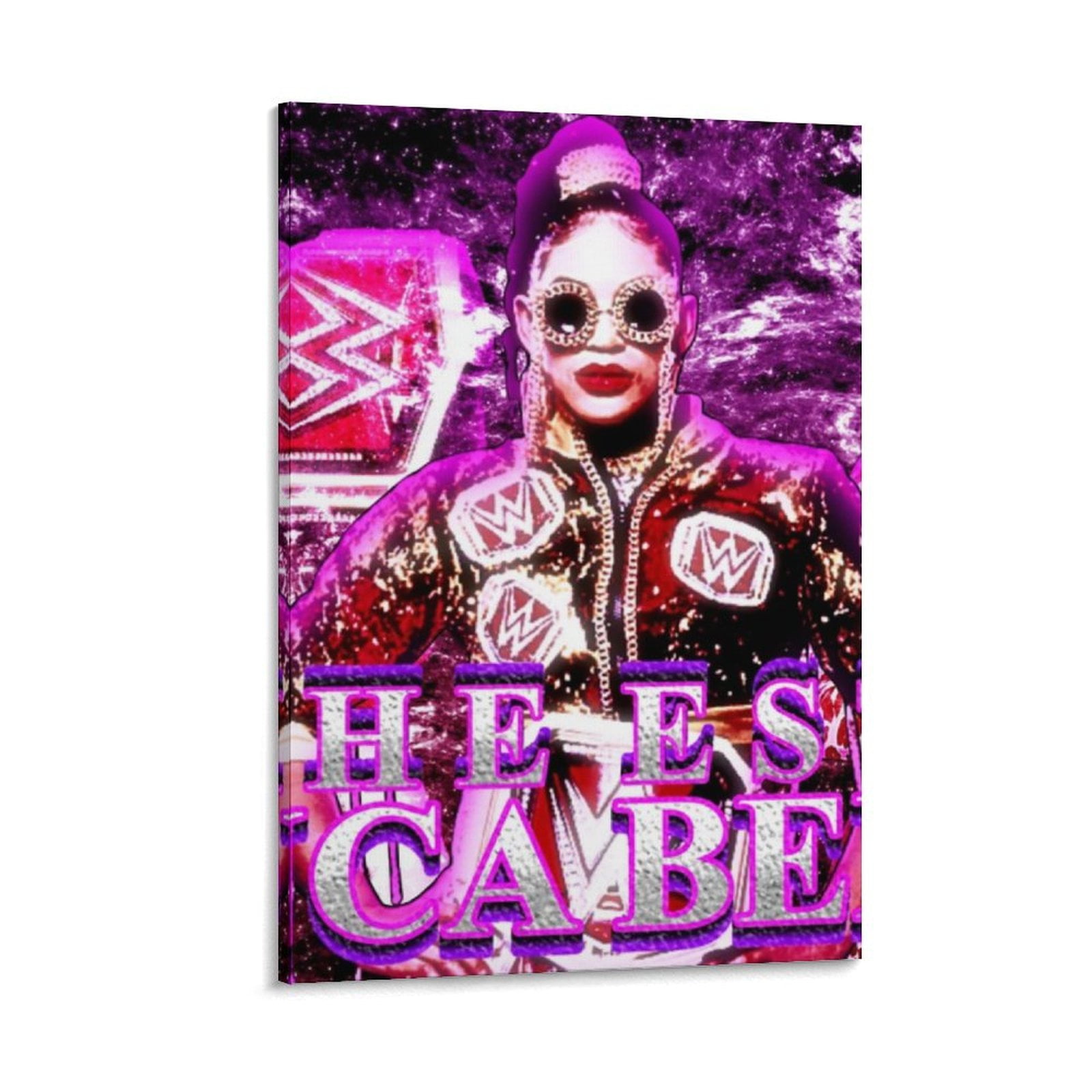 Bianca Belair Poster, Canvas Wall Hanging Art Painting, Artwork Print ...