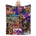 Bianca Belair Throw Blanket Soft Lightweight Cozy Plush Flannel Bed ...