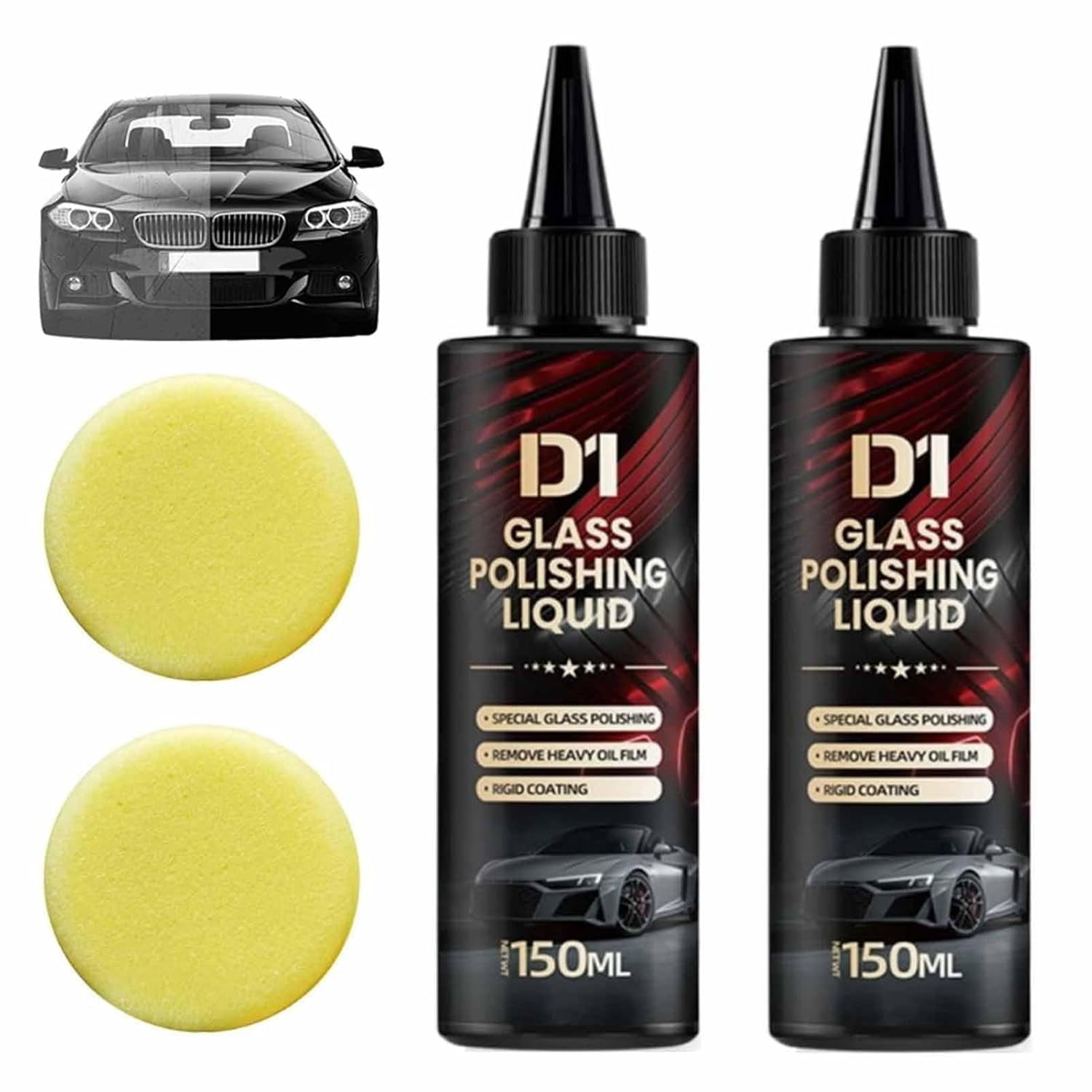 Bianca D1 Glass Polishing Liquid, Bomini Car Scratch Remover, Compound ...