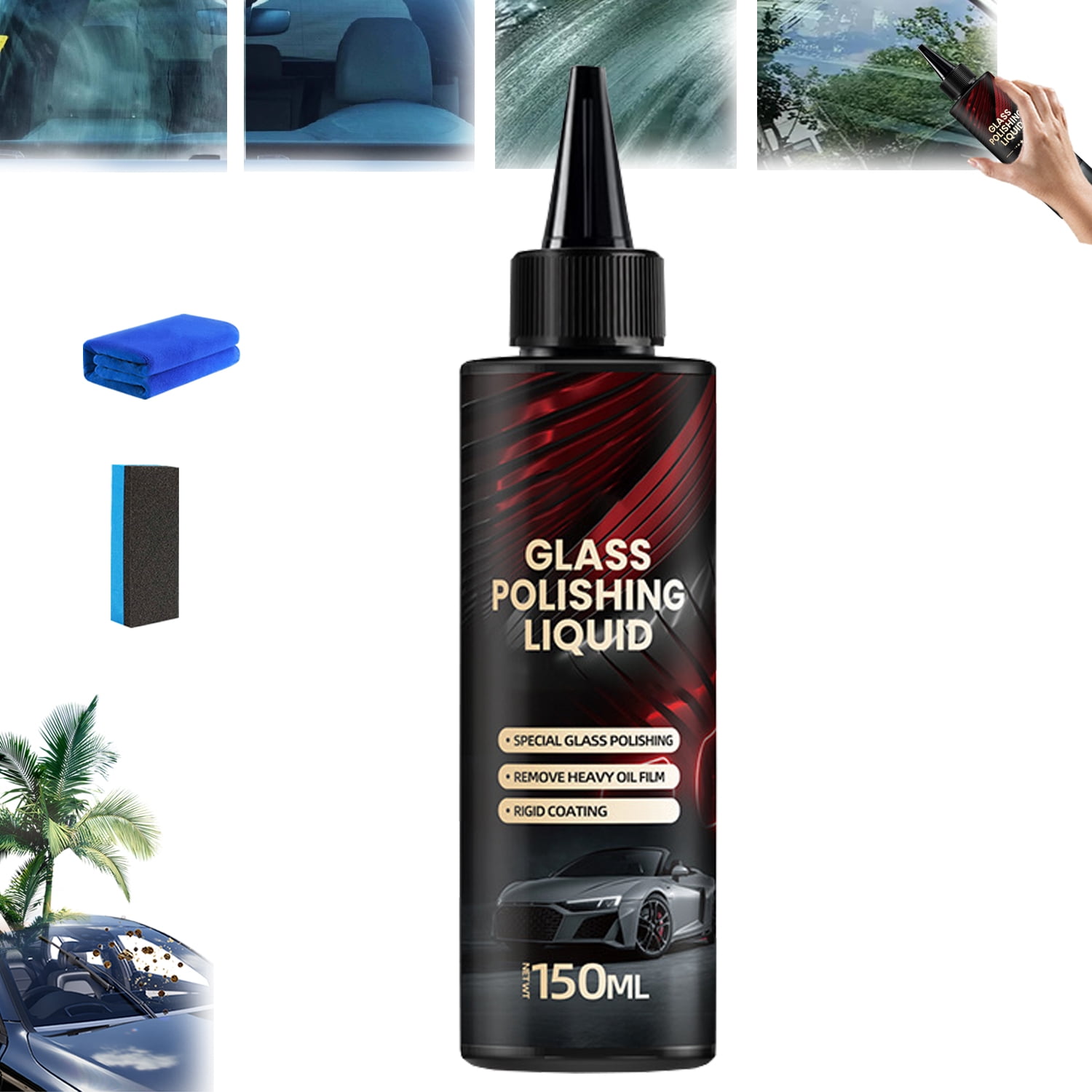 Bianca Glass Polishing Liquid D1, Bianca Auto Glass Polish, Rowgins D1 ...