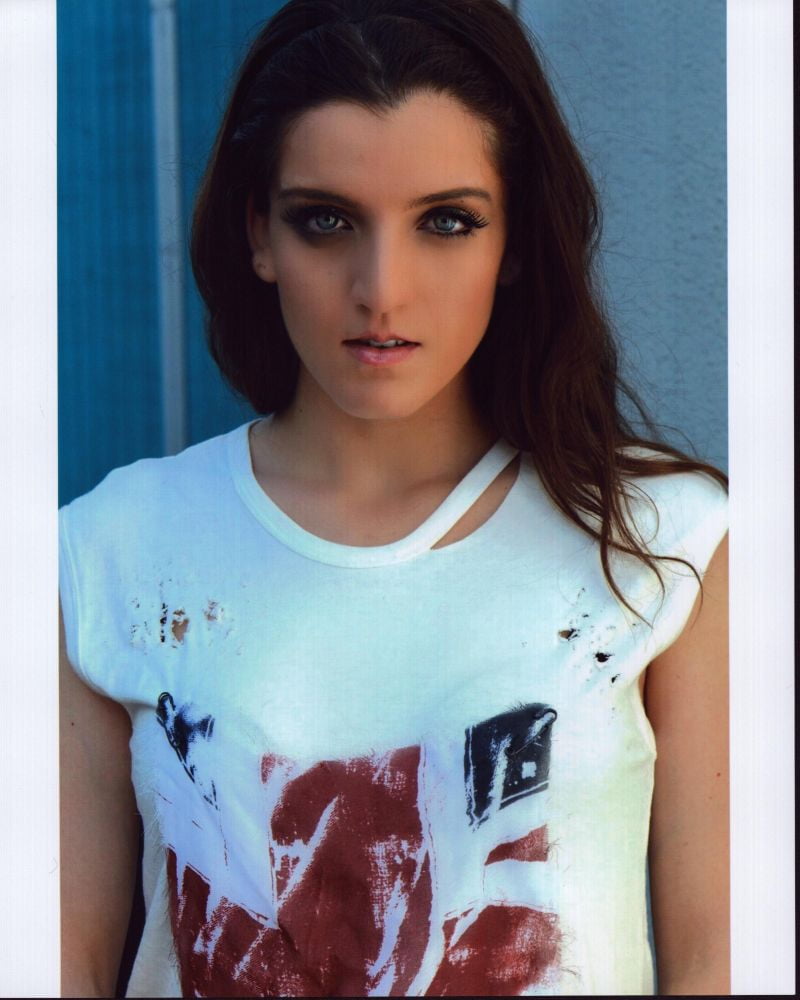 Bianca Mihailov Headshot In Ripped White Shirt Photo Print (16 x 20 ...