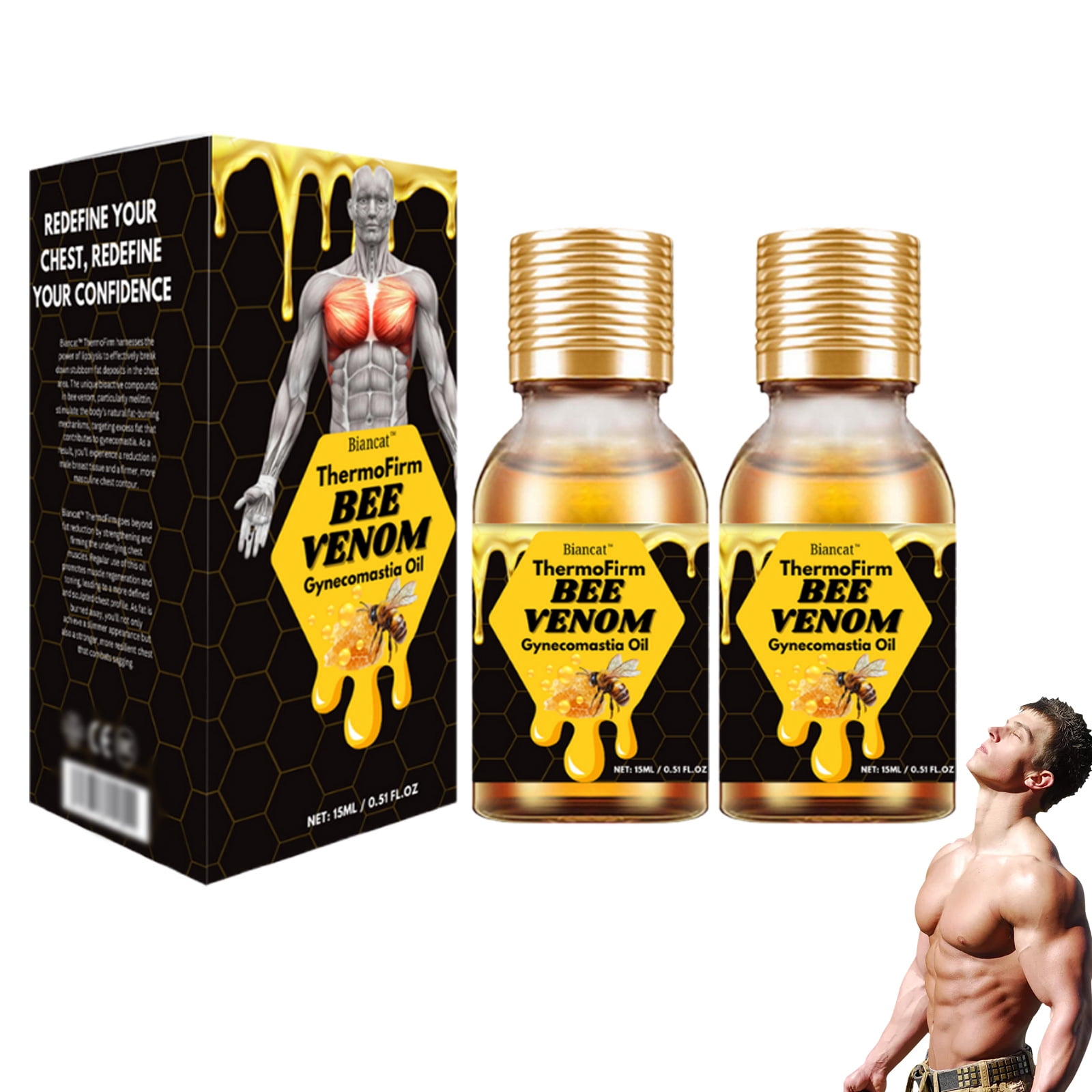Biancat Bee Liquid Gynecomastia Oil, Advanced Bee Liquid Gynecomastia ...