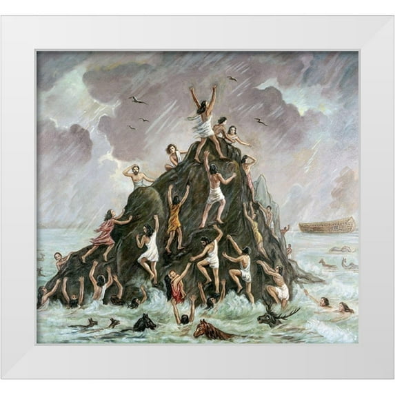 Bianchini, Vittorio 13x12 White Modern Wood Framed Museum Art Print ...