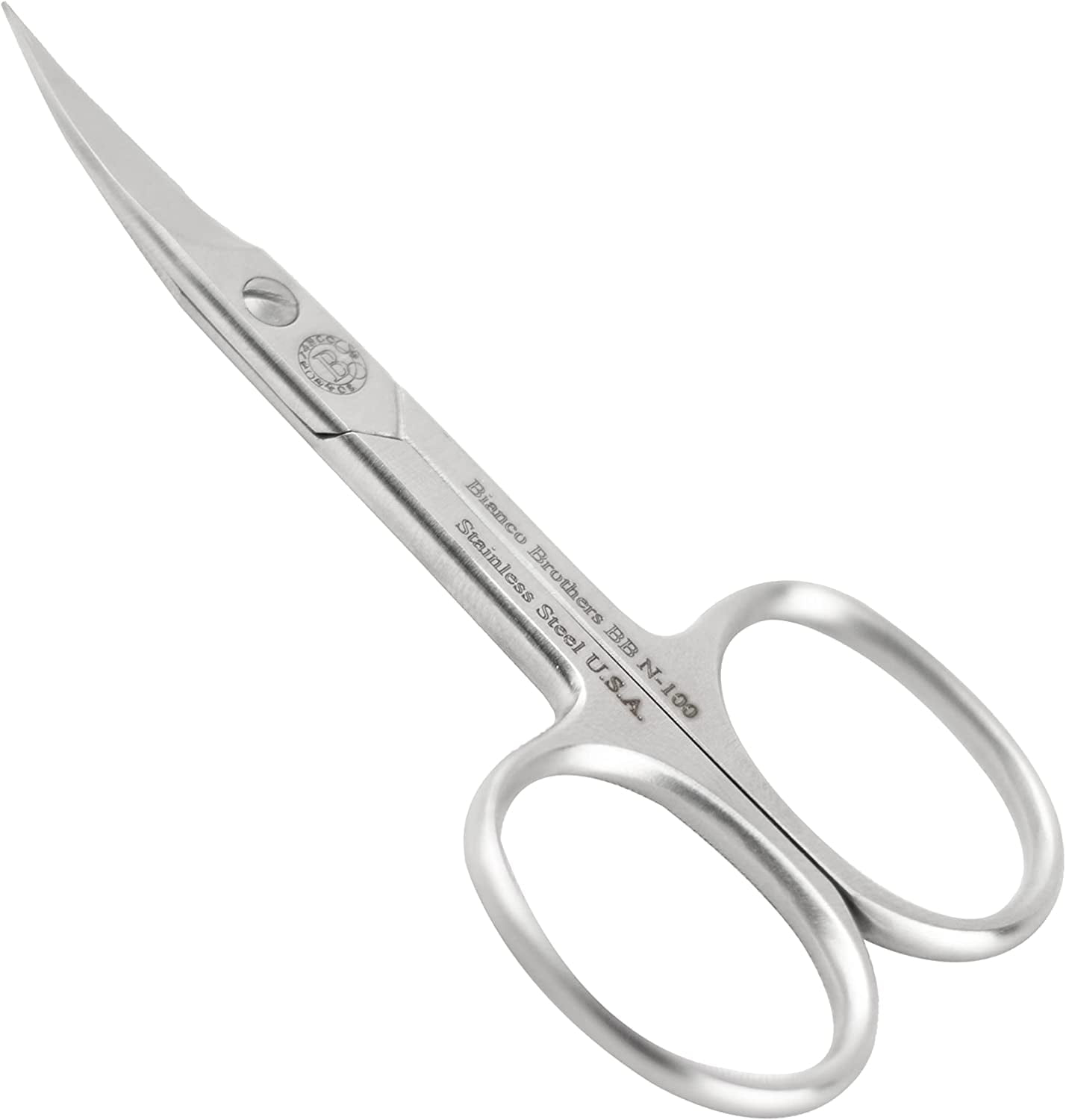 Bianco Brothers Instruments Curved Blade Manicure Scissors, Ergonomic ...