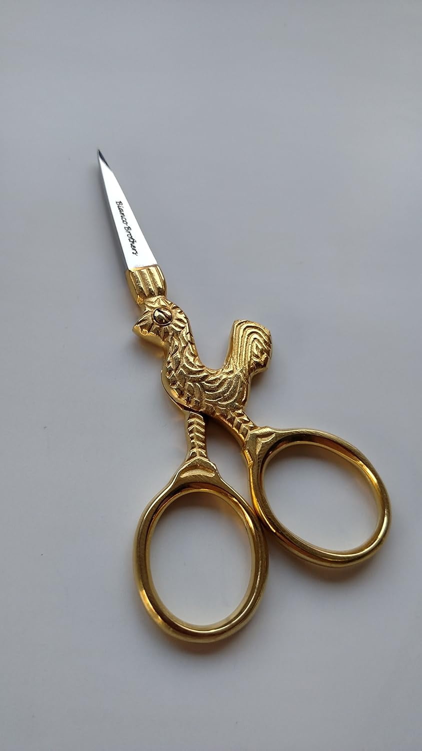Bianco Brothers Instruments Rooster Embroidery Scissors, Stainless ...