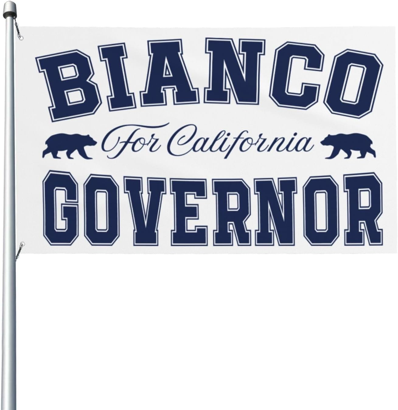 Bianco For Governor Of California flags Chad-Bianco 2026 Garden Banner ...