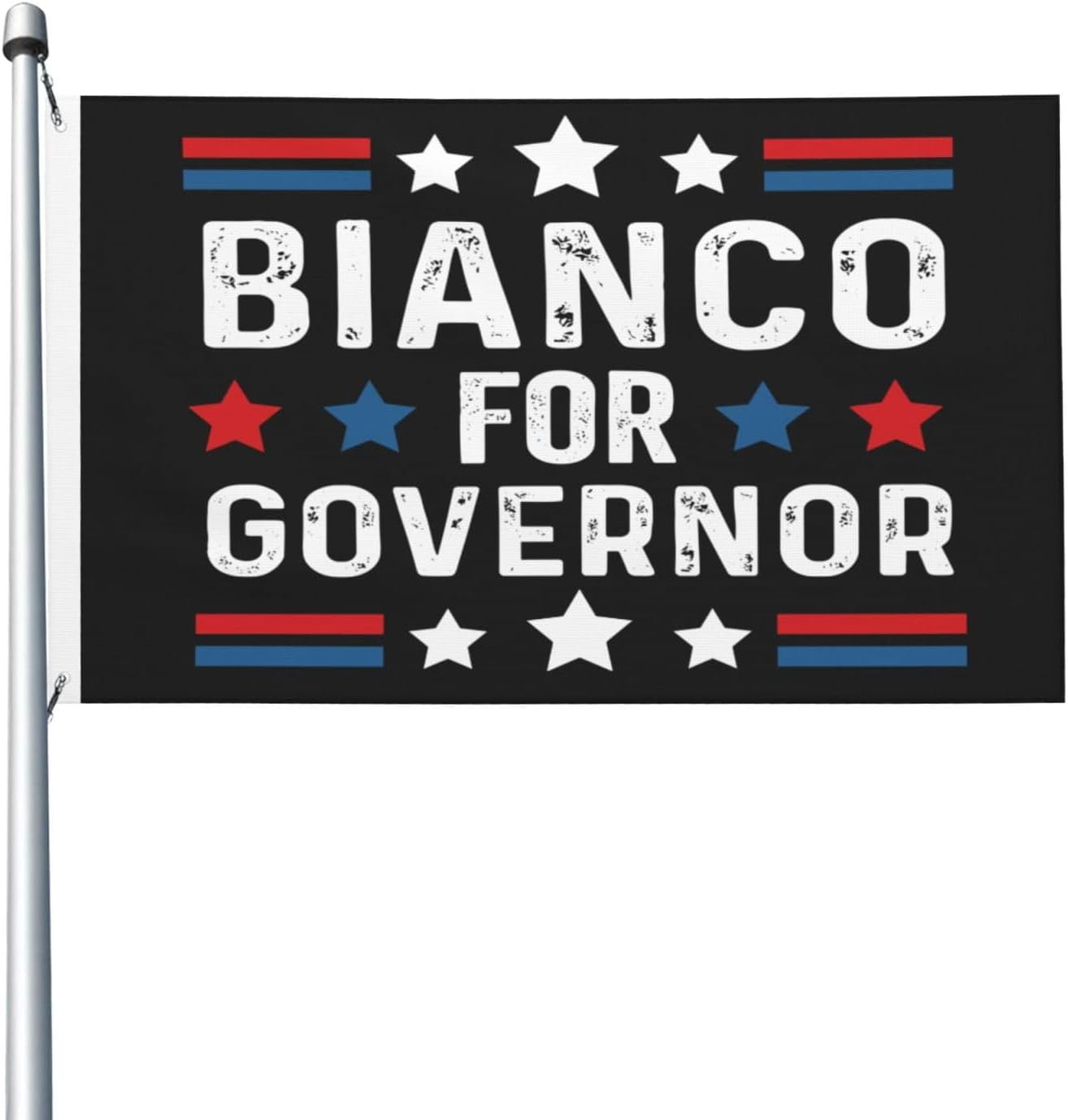 Bianco Governor 2026 Flag 3x5 Ft – Outdoor Double-Sided Banner ...