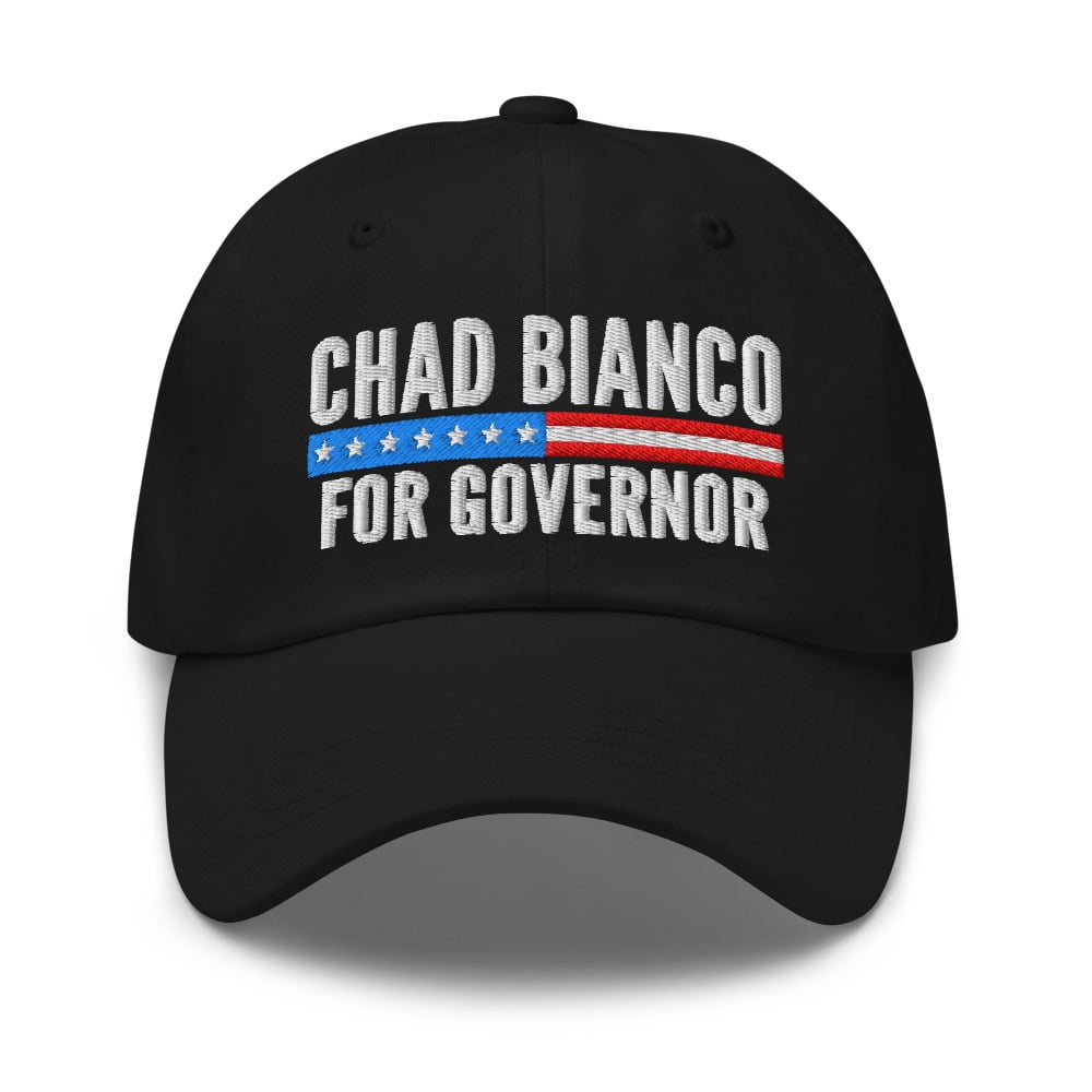 Bianco for Governor Embroidered Dad Hat, Chad Bianco for California Governor 2026 (Black ...