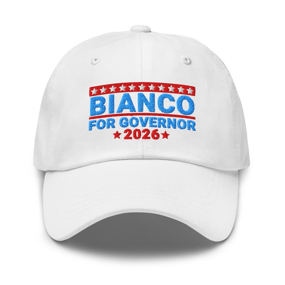 Bianco for Governor Embroidered Dad Hat, Chad Bianco for California ...