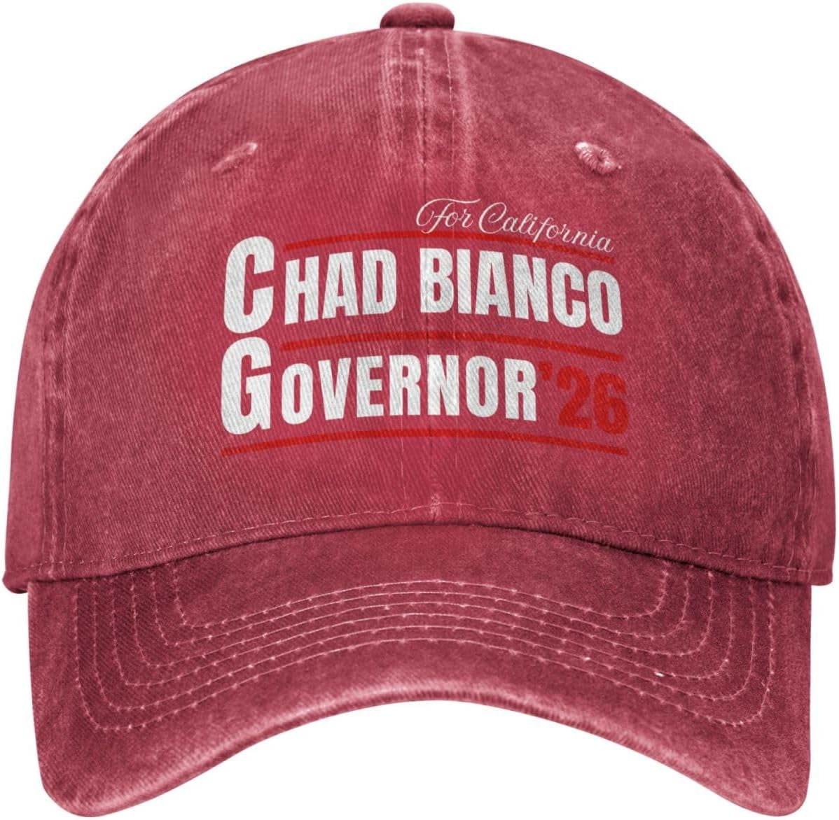 Bianco for Governor Hats California Chad-Bianco 2026 Hat Cotton ...