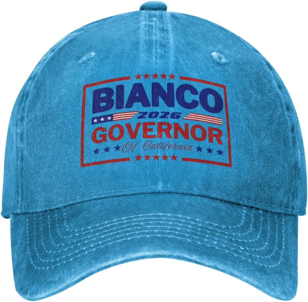 Bianco for Governor of California Hats Chad-Bianco 2026 Hat Retro Baseball Cap - Walmart.com