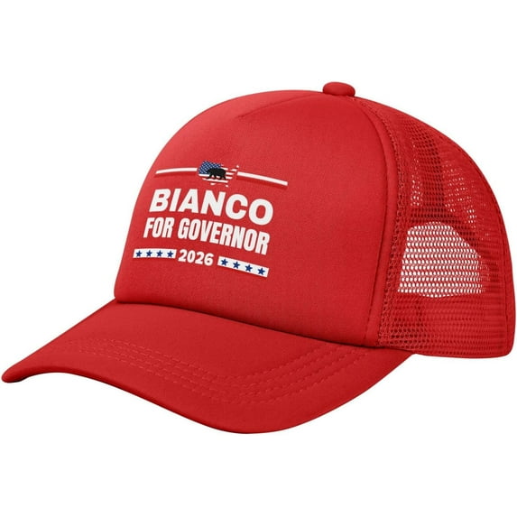 Bianco for Governor of California Hats Chad-Bianco 2026 Mesh Truck Hat Men Women Cap - Walmart.com
