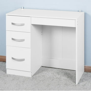 Catrimown White L Shaped Desk with Drawers, 60 Inch Corner Computer ...