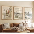 Biarritz France Neutral Sketch Style Wall Art Set 3 - Walmart.com