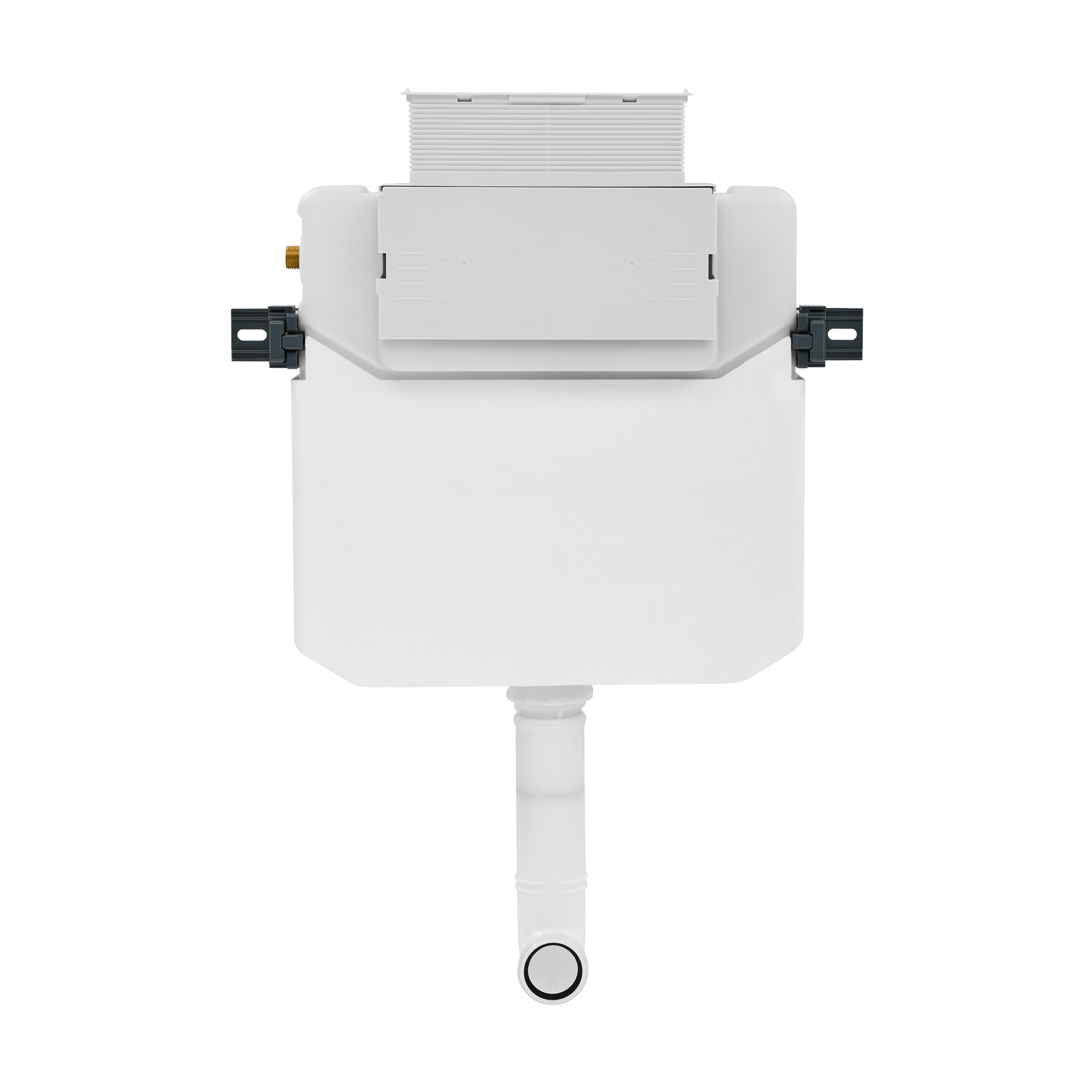 Biarritz H Concealed Toilet Tank Carrier System with Top Flush for Back ...