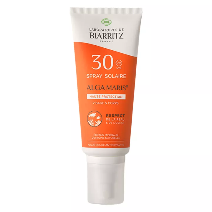 Biarritz organic sun spray SPF30 effectively protects your skin from ...